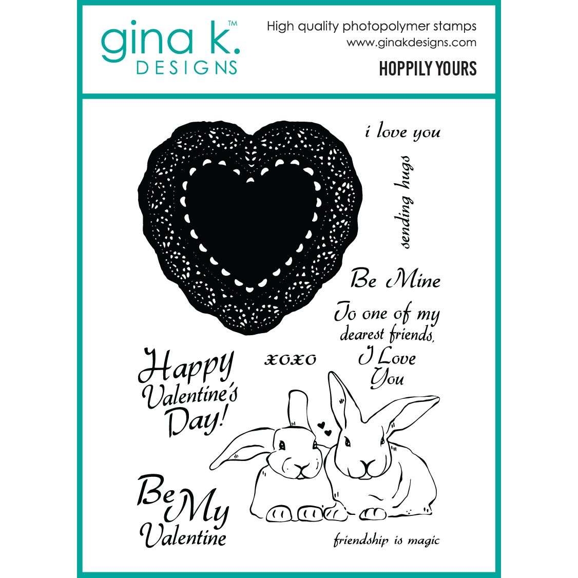 Gina K Designs Hoppily Yours Stamps hs73 – Simon Says Stamp