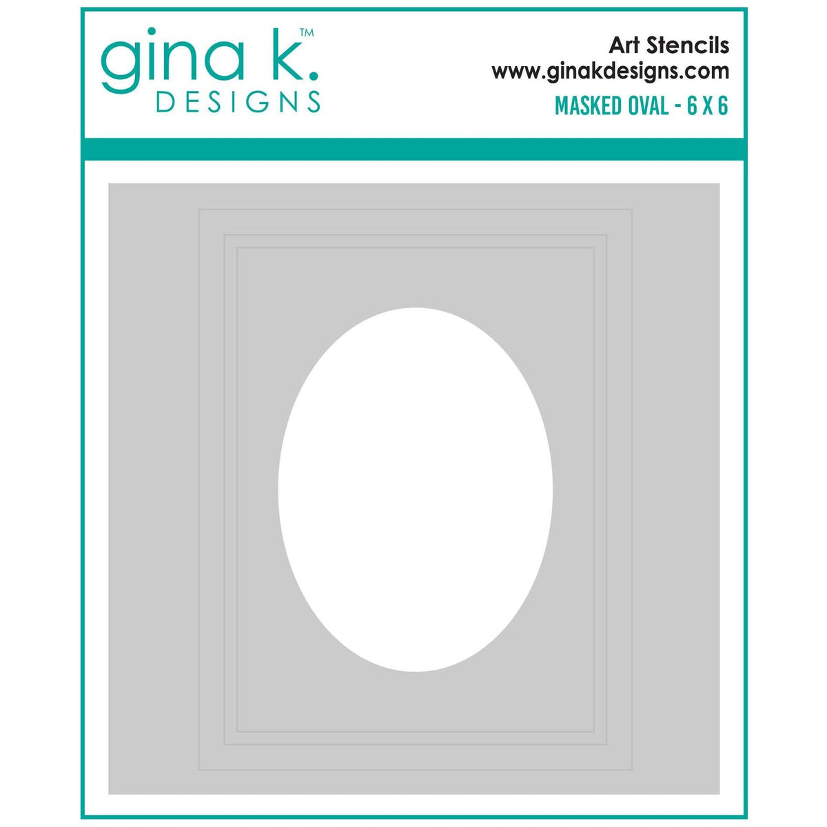 Gina K Designs Masked Oval Stencils gkdst86 – Simon Says Stamp