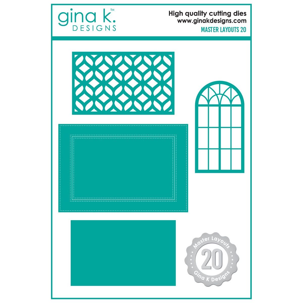 Gina K Designs Master Layouts 20 Dies die0523 – Simon Says Stamp