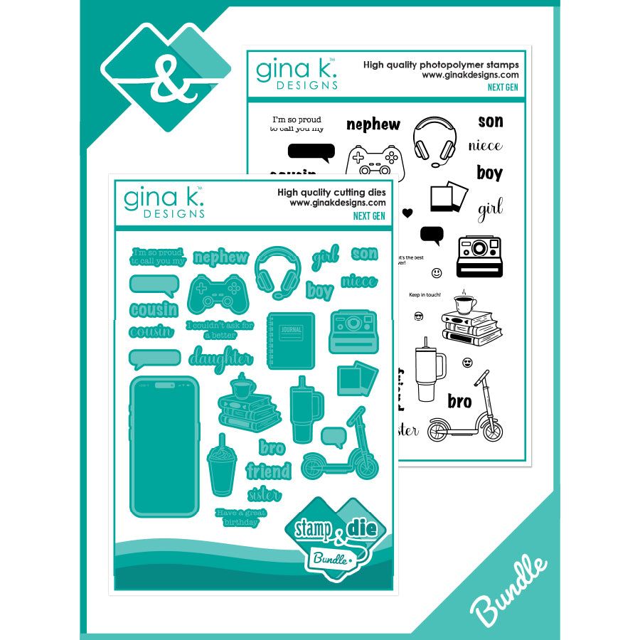 Gina K Designs Next Gen Stamps and Dies gkdie0550 – Simon Says Stamp