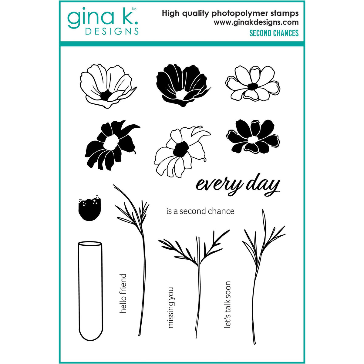 Gina K Designs Second Chances Stamps lh55 – Simon Says Stamp