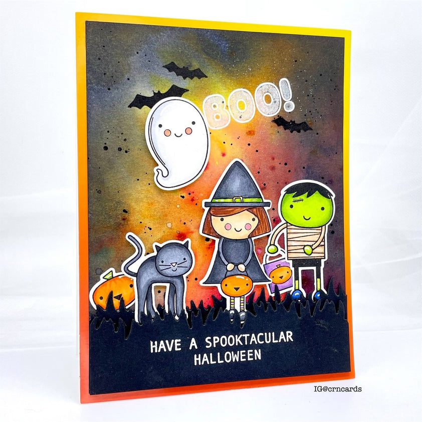Simon Says Stamps and Dies Halloween Friends set822hf Cheering for You