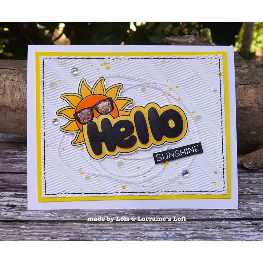 Simon Says Stamp Hello Wafer Dies 1106sdc Cheering for You