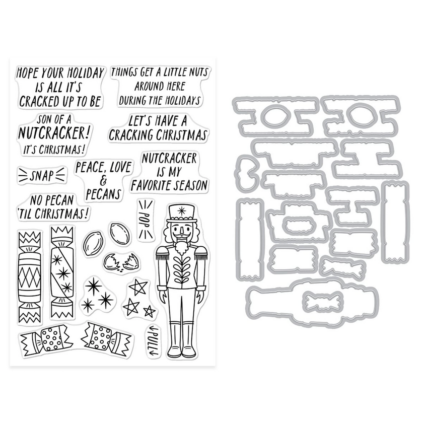 Hero Arts A Little Nuts Clear Stamp and Die Set dc323 – Simon Says Stamp