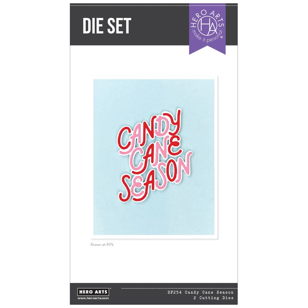 Hero Arts Candy Cane Season Etched Die Set df254 – Simon Says Stamp