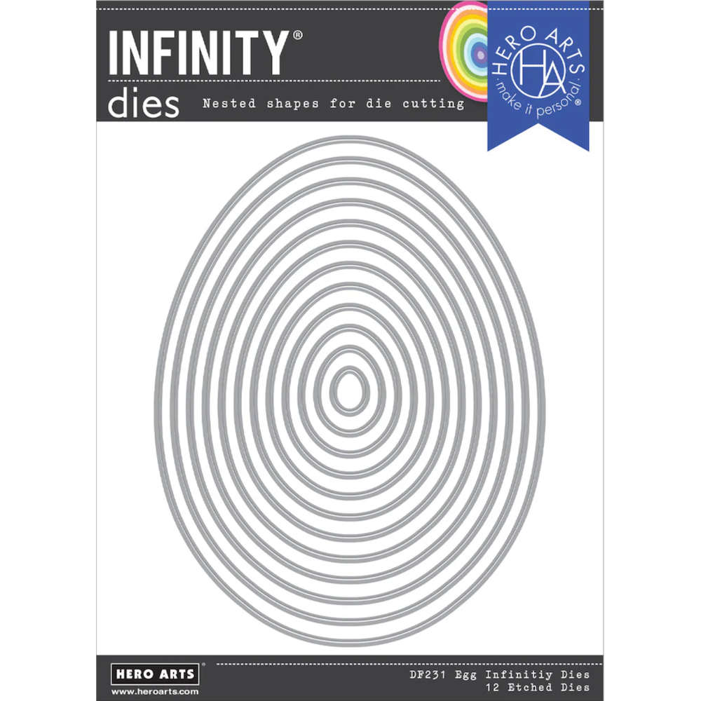 Hero Arts Egg Infinity Die Set df231 – Simon Says Stamp