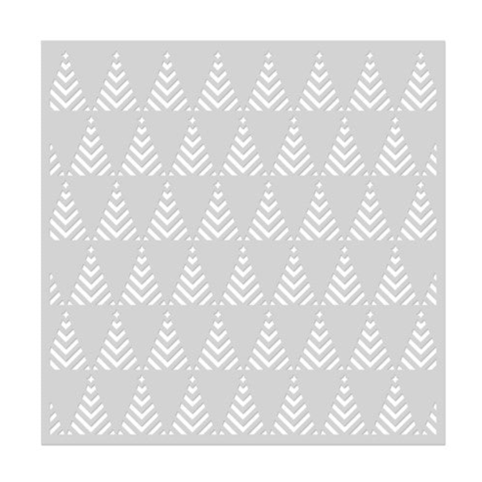 Hero Arts ZIG ZAG TREES Stencil SA201* – Simon Says Stamp