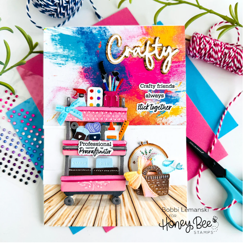 Honey Bee Crafty Friends Clear Stamps And Dies Bundle – Simon Says Stamp