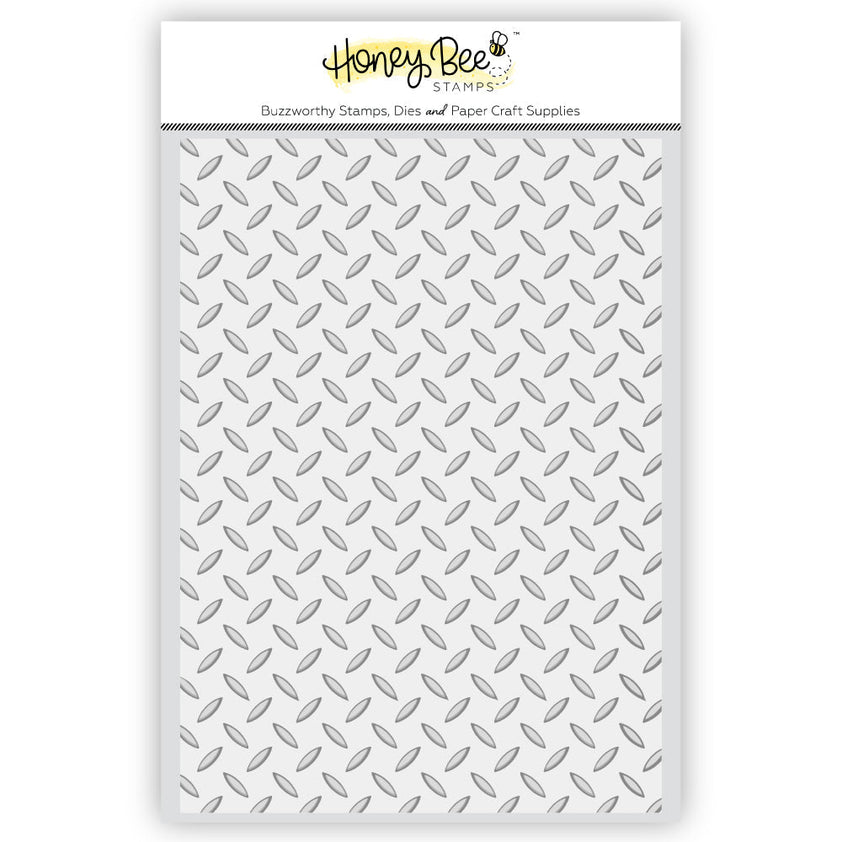 Honey Bee Diamond Plate 3D Embossing Folder hbef-027 – Simon Says Stamp