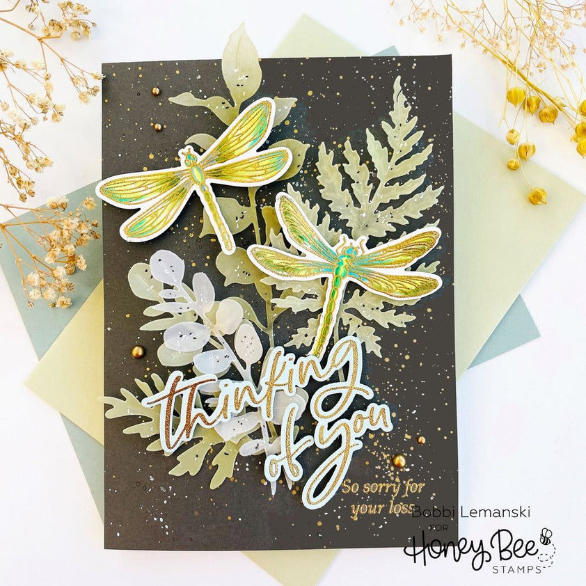 Honey Bee Dragonfly Clear Stamps And Dies Bundle – Simon Says Stamp