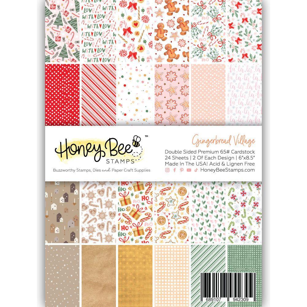 Honey Bee Gingerbread Village 6 x 8.5 Paper Pad hbpa-060 – Simon Says Stamp