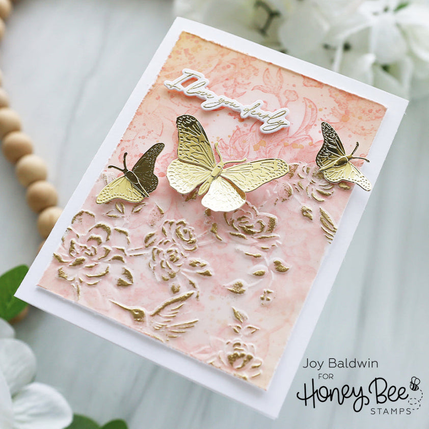 Honey Bee Heartfelt Condolences Clear Stamps hbst-640 – Simon Says Stamp