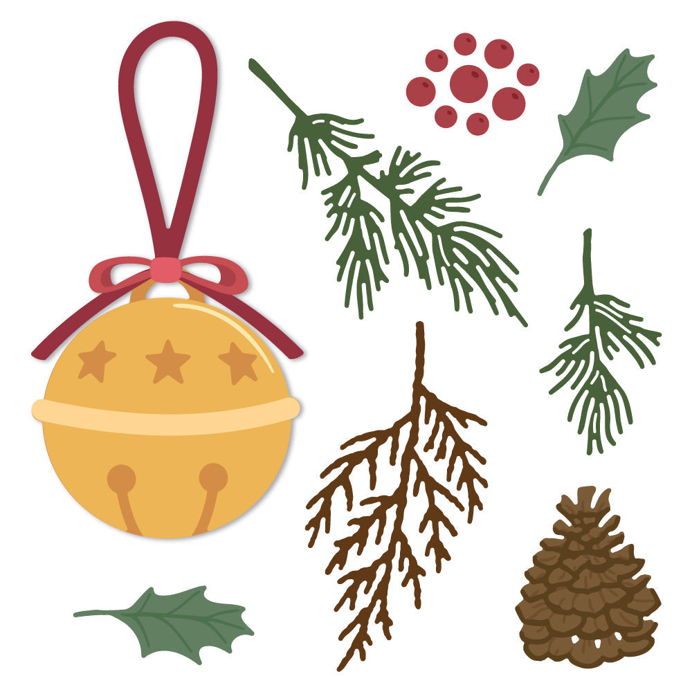 Honey Bee Lovely Layers Sleigh Bell Dies hbds-llslbl – Simon Says Stamp