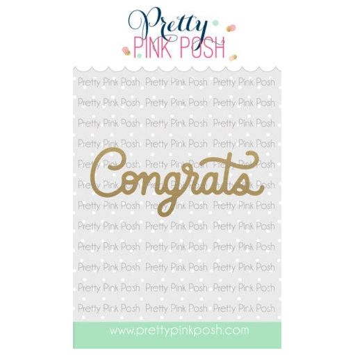 Pretty Pink Posh Congrats Script Hot Foil Plate* – Simon Says Stamp