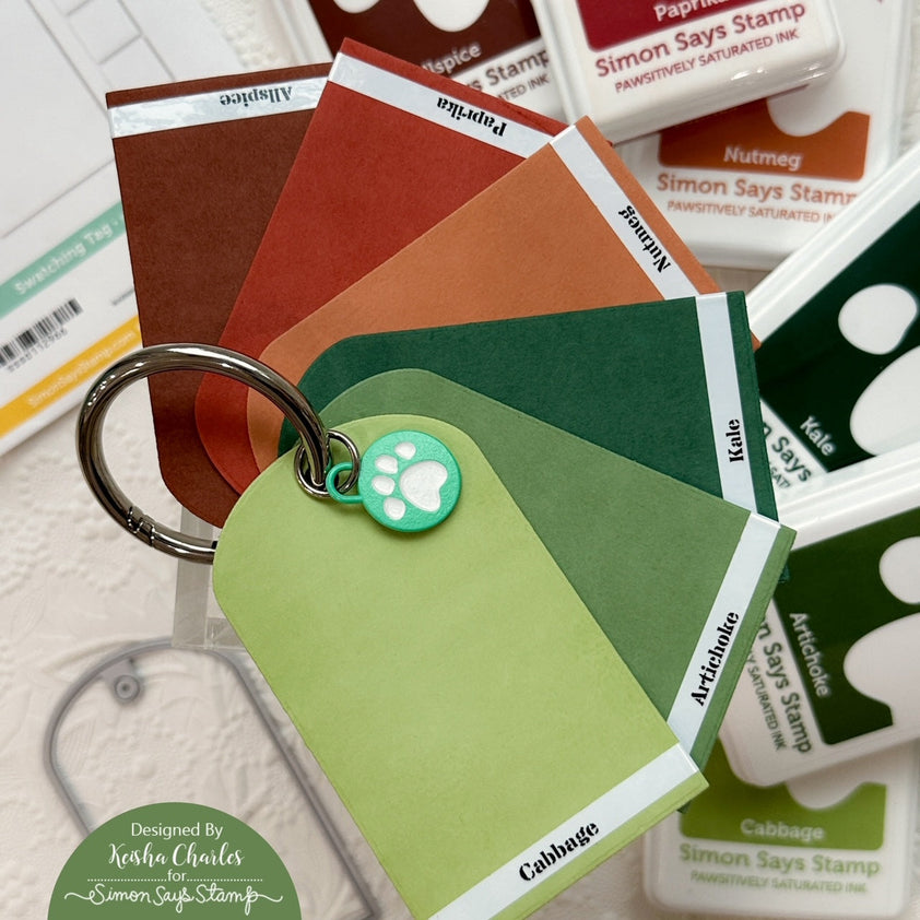 Simon Says Stamp Pawsitively Saturated Ink and Re-inker Set Nutmeg All