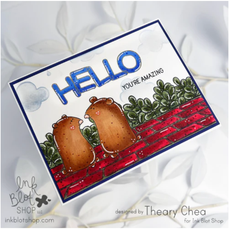 Ink Blot Shop Clear Stamp Set Surface Borders inbl151 – Simon Says Stamp