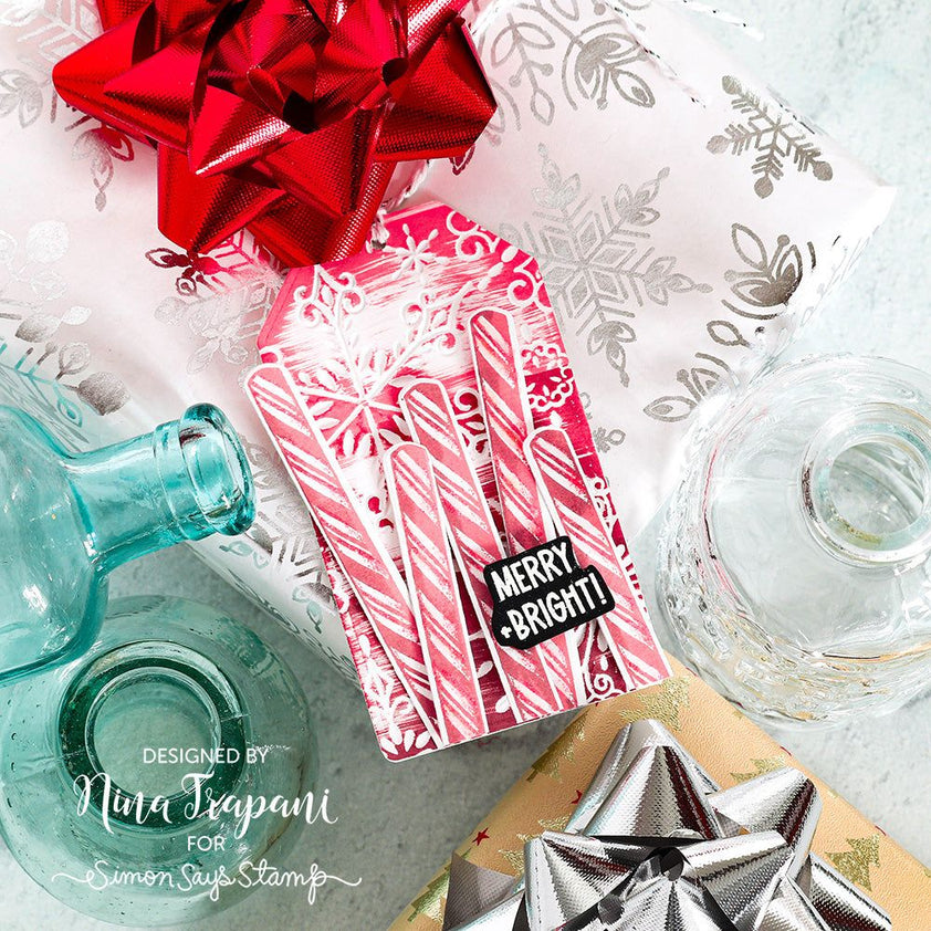 Tim Holtz Jolly Holiday Stamps with Simon Says Stamp Dies Bundle setjh