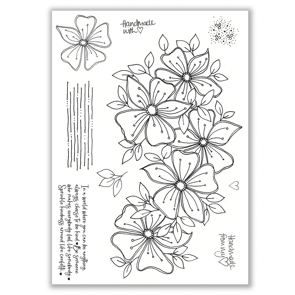Julie Hickey Designs Fanciful Florals Clear Stamps jh1101 – Simon Says ...
