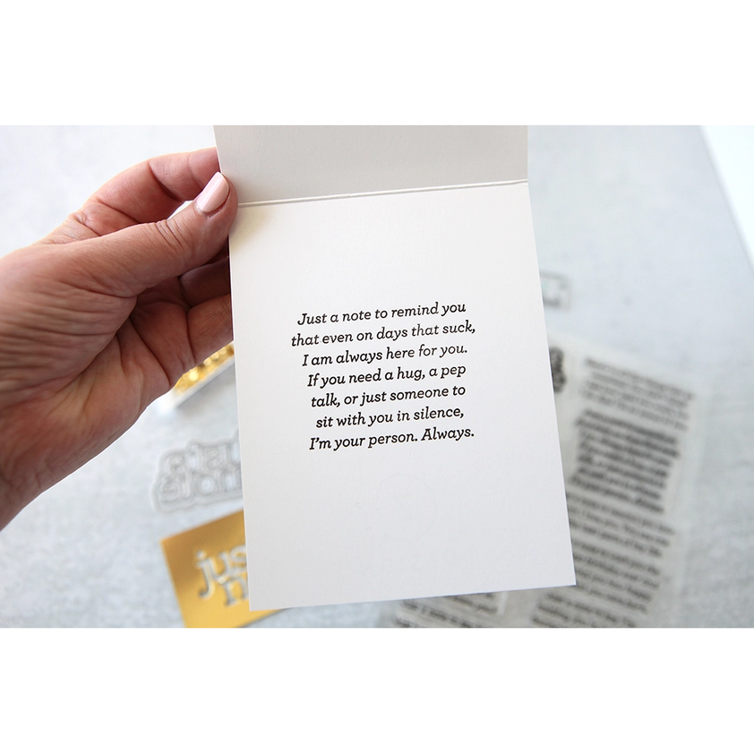 CZ Design Clear Stamps Just a Note Notes cz283c Celebrate – Simon Says ...