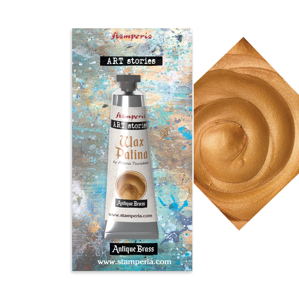 Stamperia Wax Patina Antique Brass kecw05 – Simon Says Stamp