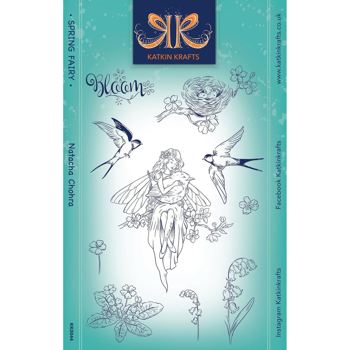 Katkin Krafts Spring Fairy Clear Stamps kk0044* – Simon Says Stamp