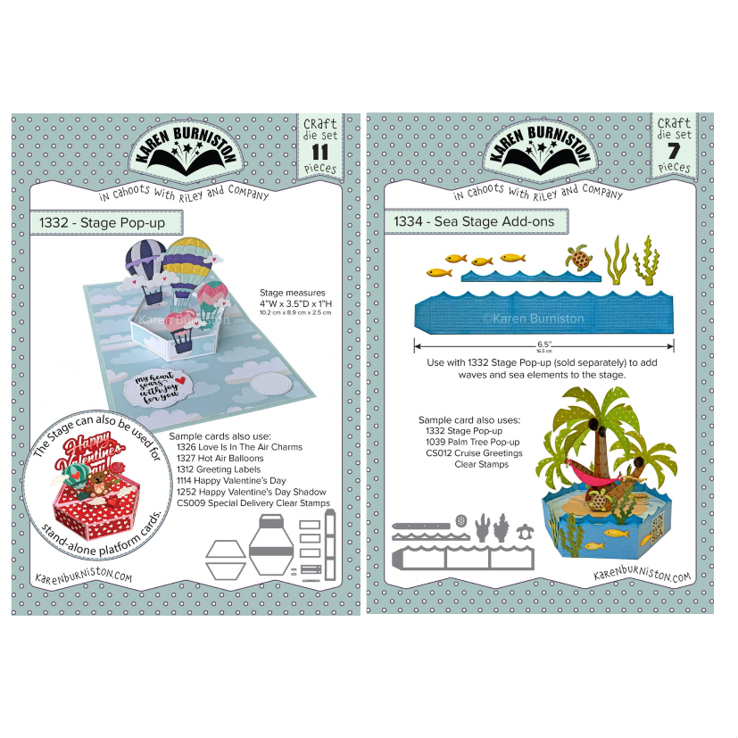 Karen Burniston Sea Stage Pop Up Die Set – Simon Says Stamp