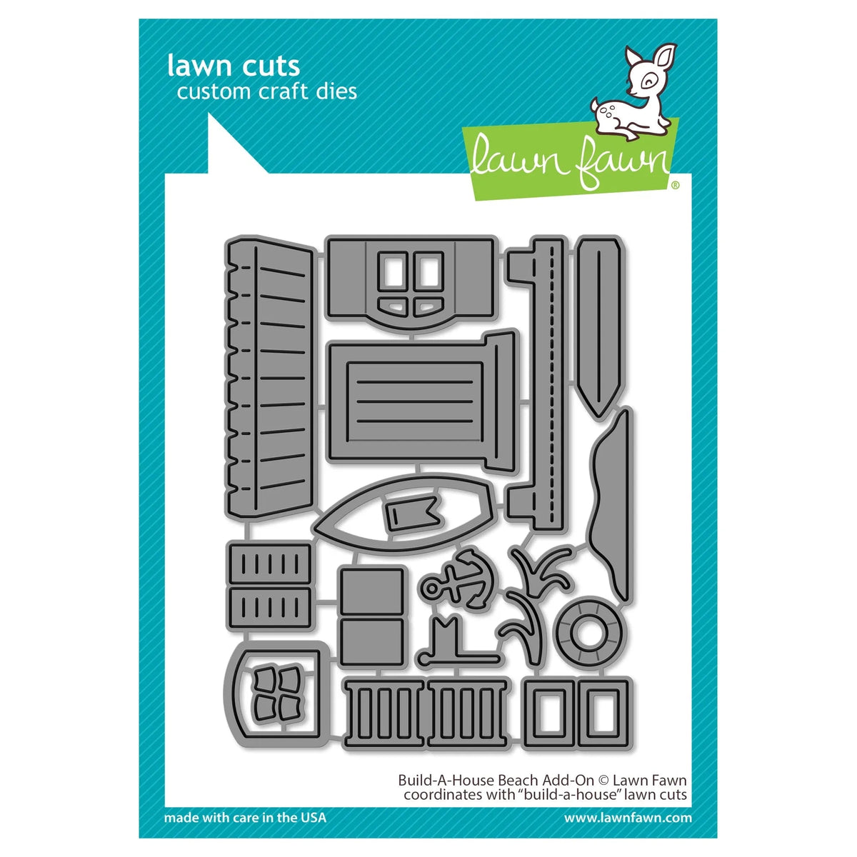 Lawn Fawn Build-A-House Beach Add-One Dies lf3182 – Simon Says Stamp