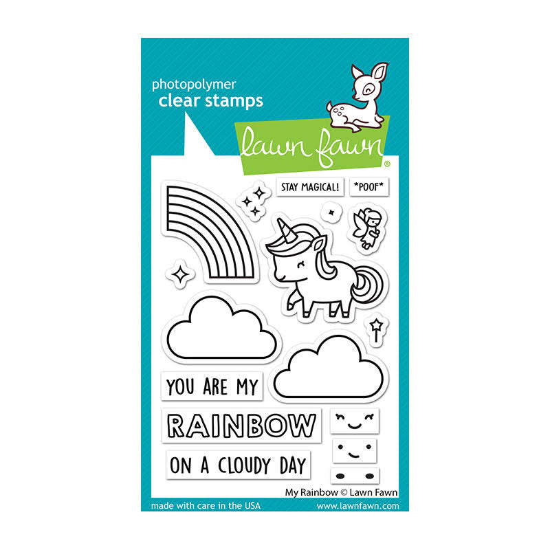 Lawn Fawn My Rainbow Clear Stamps lf3362 – Simon Says Stamp