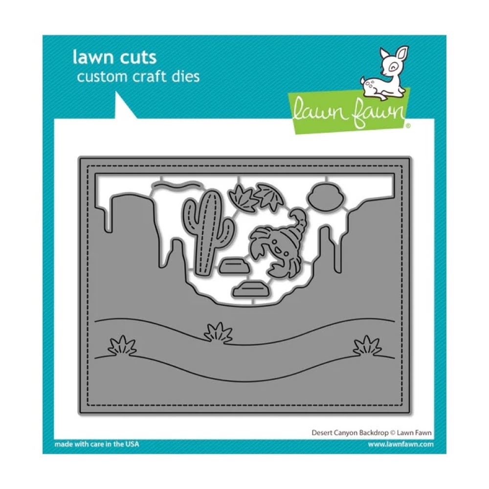 Lawn Fawn Desert Canyon Backdrop Dies lf3450 – Simon Says Stamp