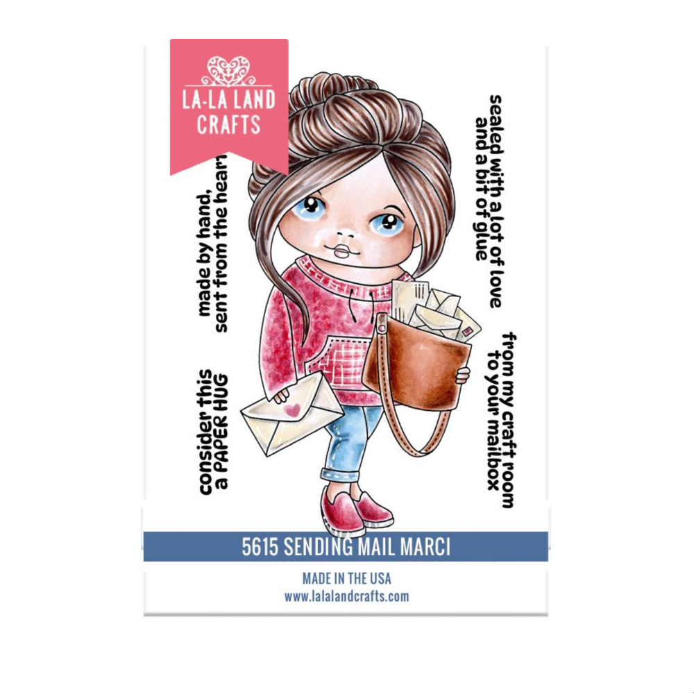 La-La Land Crafts Sending Mail Marci Cling Stamp 5615 – Simon Says Stamp