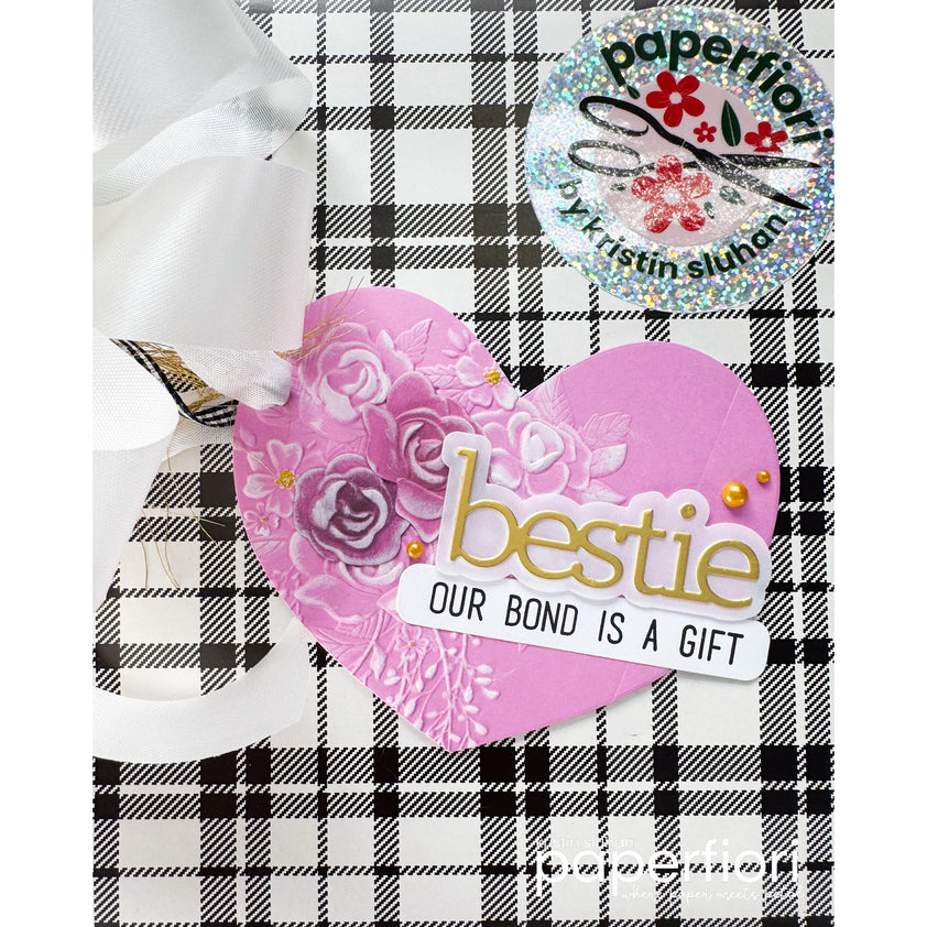 Simon Says Stamps and Dies Label Slides Love and Friendship set1147sf