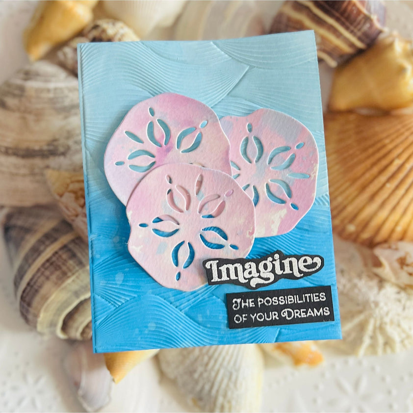 Simon Says Stamp Large Sand Dollar Wafer Die 1114sd Sunny Vibes