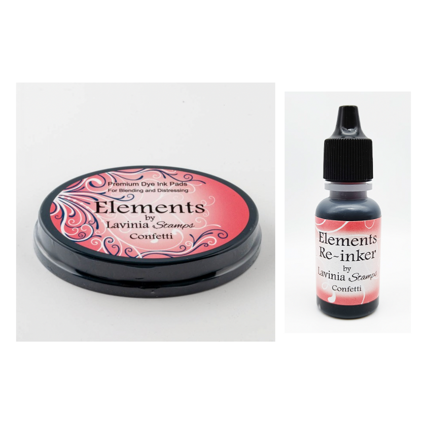 Lavinia Stamps Confetti Elements Dye Ink Pad and Re-Inker Set – Simon ...