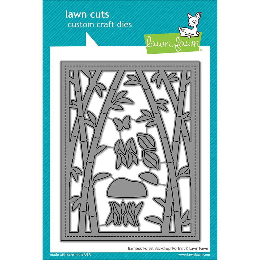 Lawn Fawn Bamboo Forest Backdrop: Portrait Dies lf3618 – Simon Says Stamp