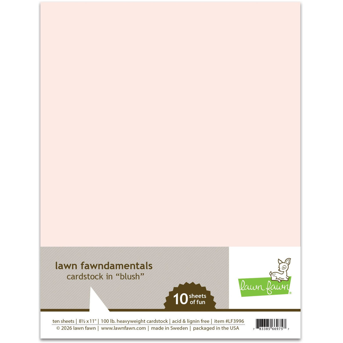 Lawn Fawn Blush Cardstock lf3996 – Simon Says Stamp