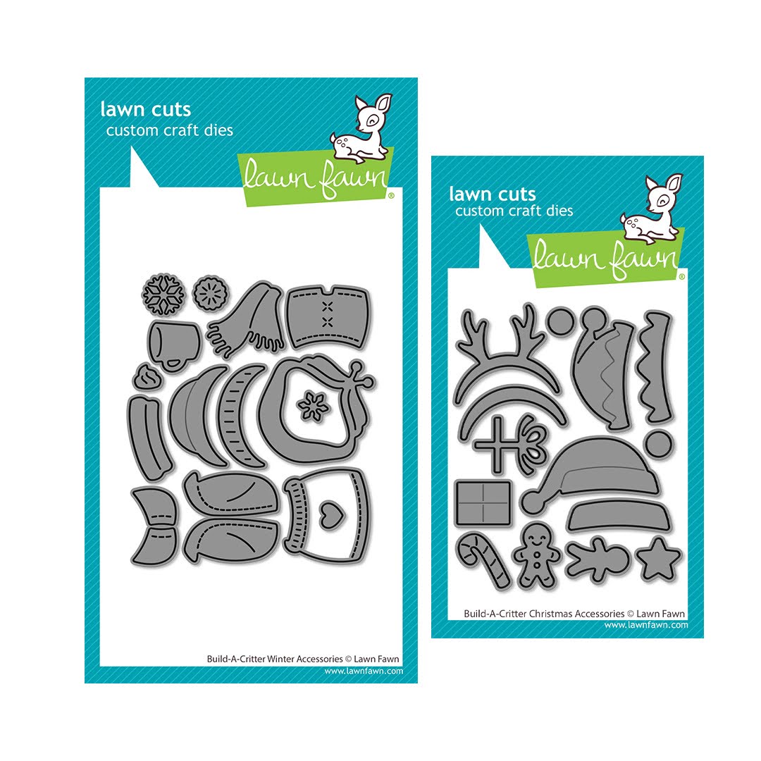 Lawn Fawn Build-A-Critter Christmas and Winter Accessories Dies – Simon ...
