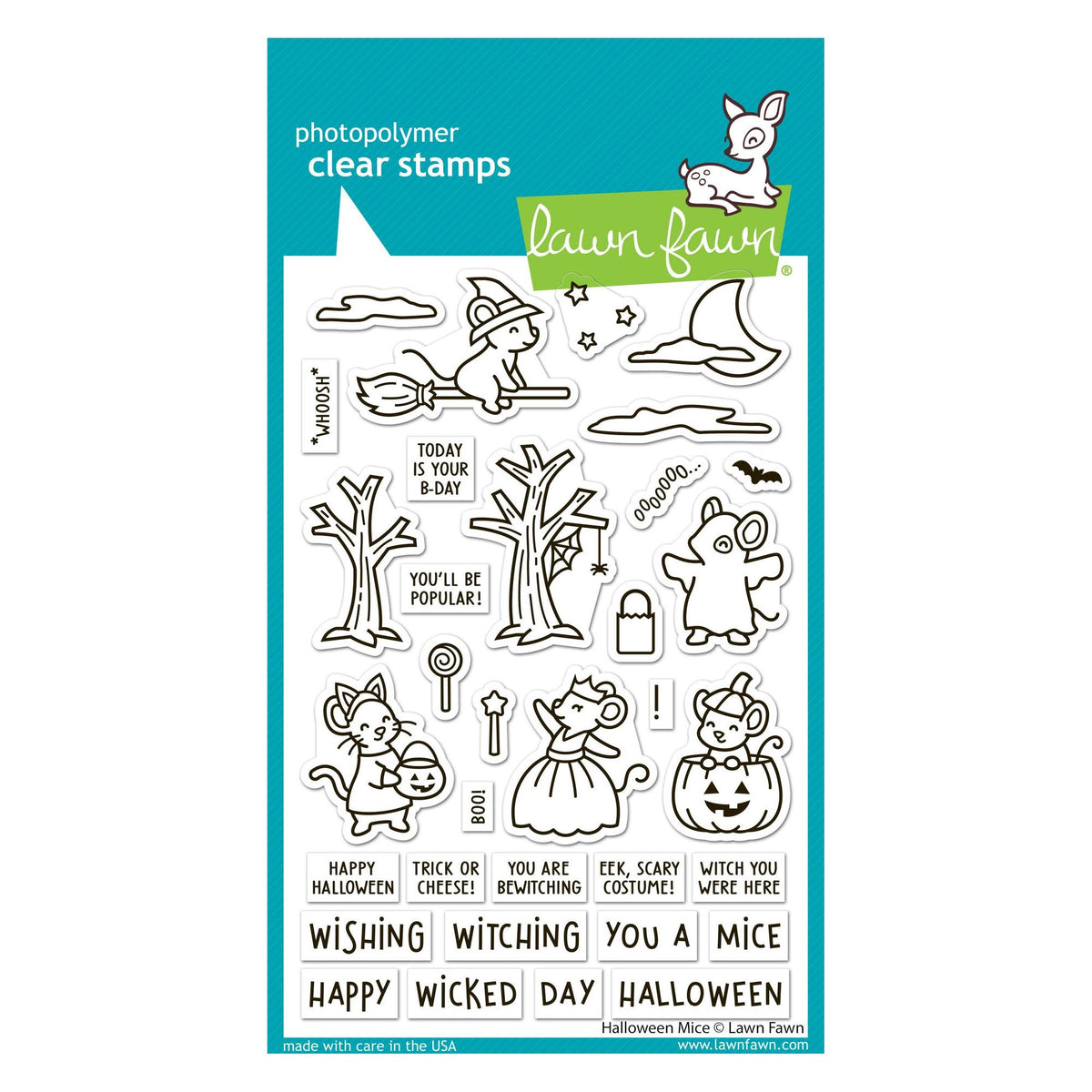Lawn Fawn Halloween Mice Stamps lf3848 – Simon Says Stamp
