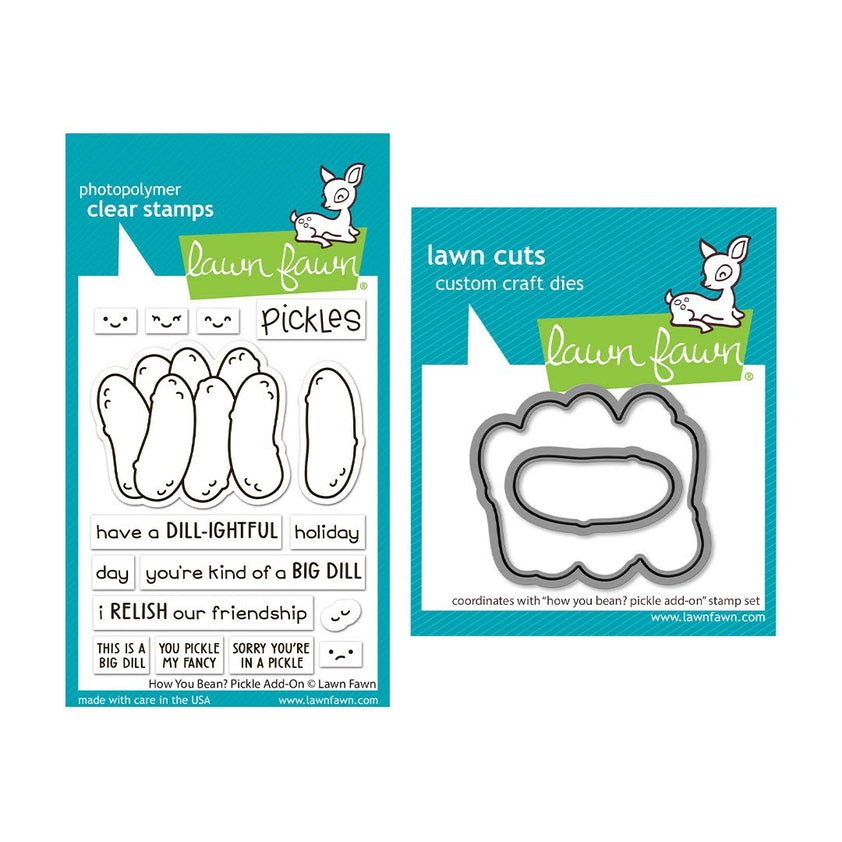 Lawn Fawn How You Bean? Pickle Add-On Stamps and Dies – Simon Says Stamp
