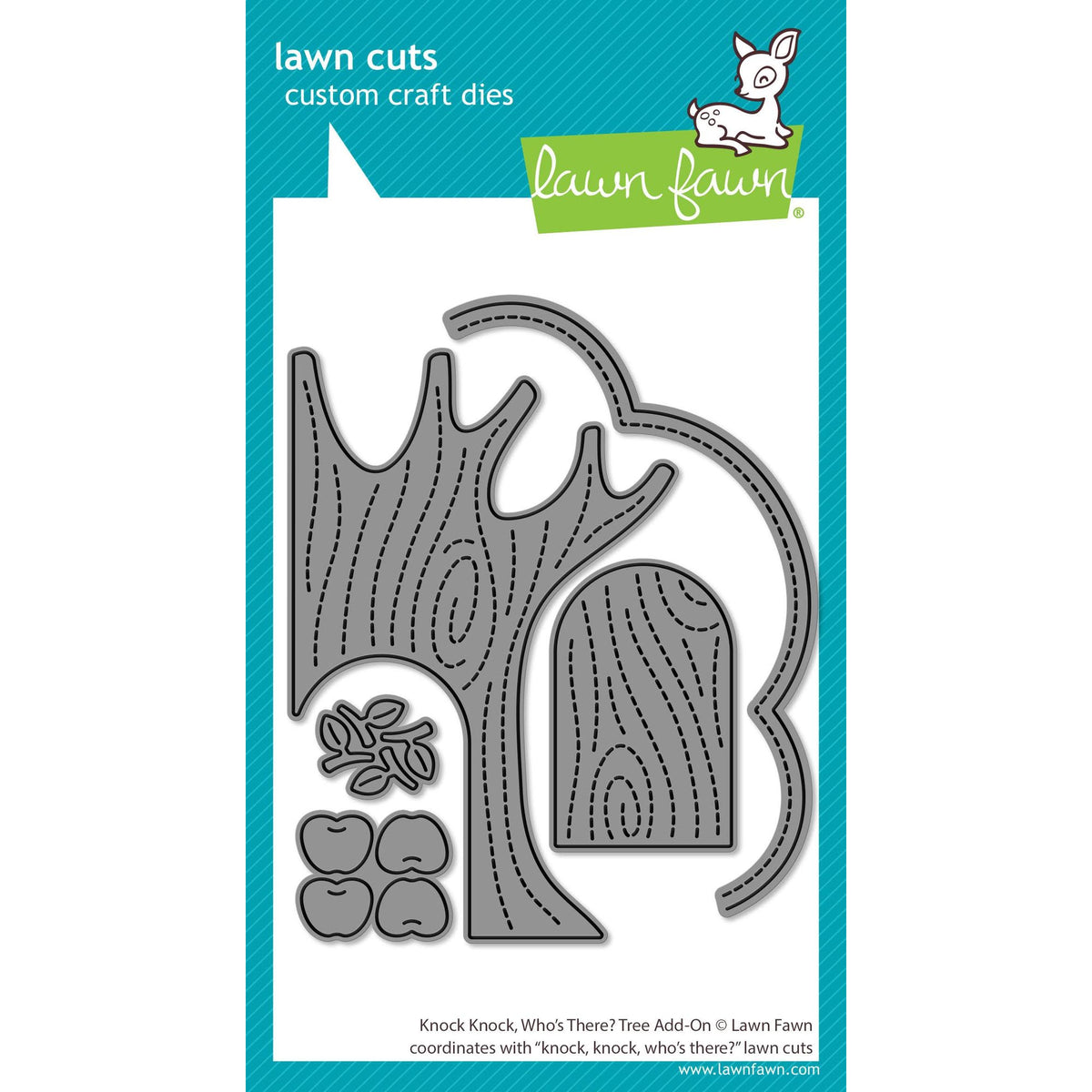 Lawn Fawn Knock Knock, Who's There? Tree Add-On Dies lf3865 – Simon ...