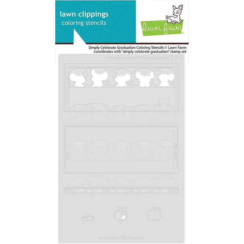 Lawn Fawn Simply Celebrate Graduation Coloring Stencils lf3718 – Simon ...