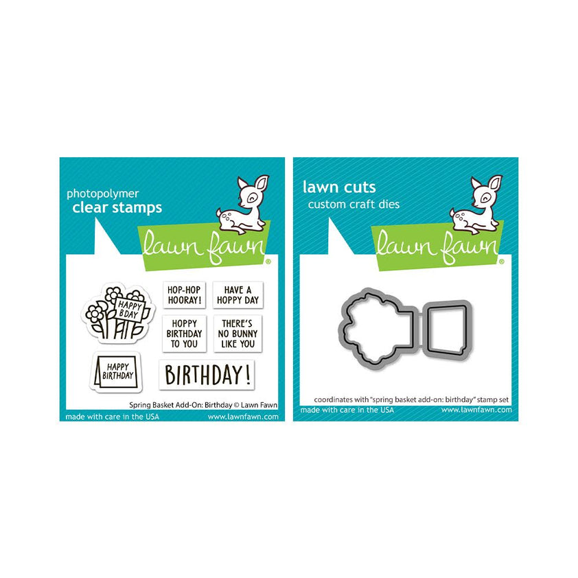Lawn Fawn Spring Basket Add-On: Birthday Stamps and Dies Set – Simon ...