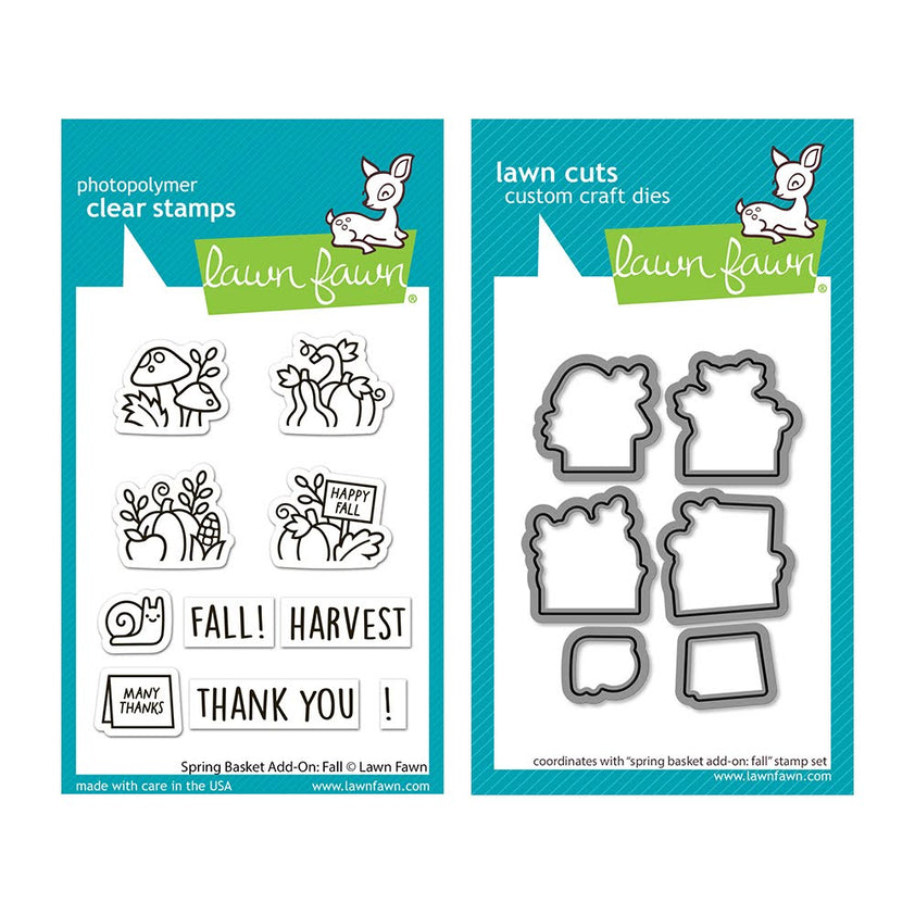 Lawn Fawn Spring Basket Add-On: Fall Stamps and Dies – Simon Says Stamp