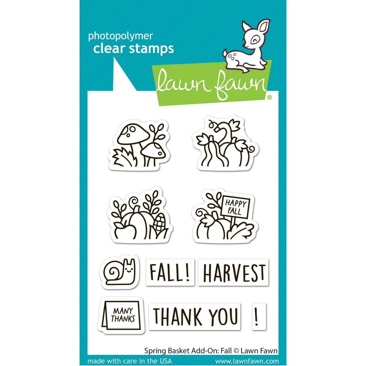 Lawn Fawn Spring Basket Add-On: Fall Stamps lf3851 – Simon Says Stamp