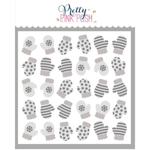 Pretty Pink Posh Layered Mittens Stencils* – Simon Says Stamp