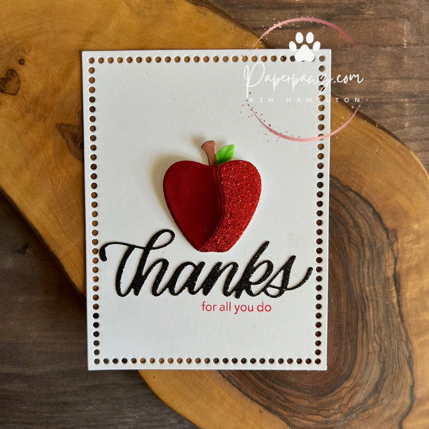 Simon Says Stamp Layering Apple Wafer Dies 1123sd Cheering for You