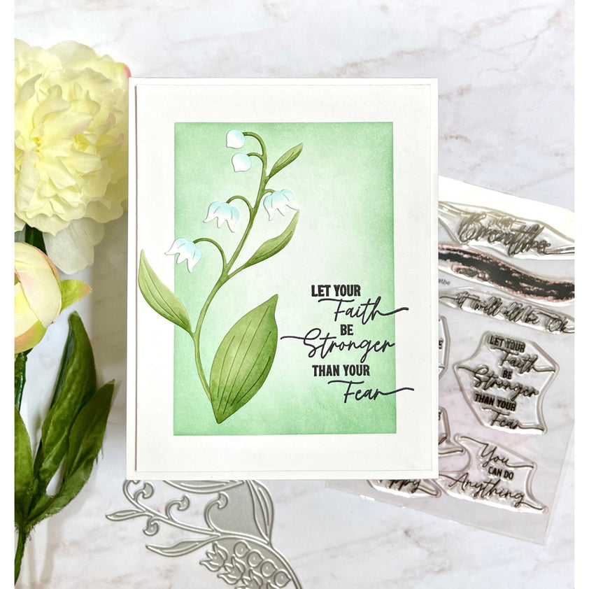 Simon Says Stamp Lily of the Valley Stem Wafer Dies s920 Sunny Vibes
