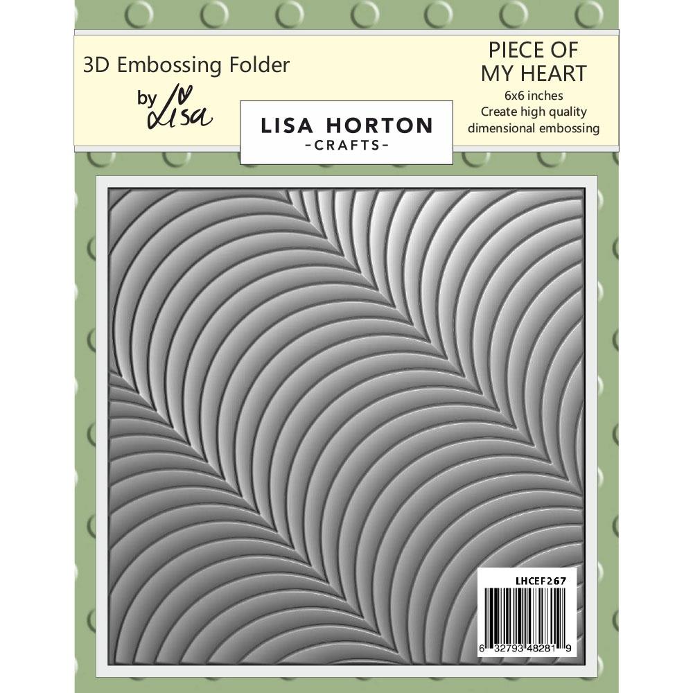 Lisa Horton Crafts Piece Of My Heart Embossing Folder lhcef267 – Simon ...