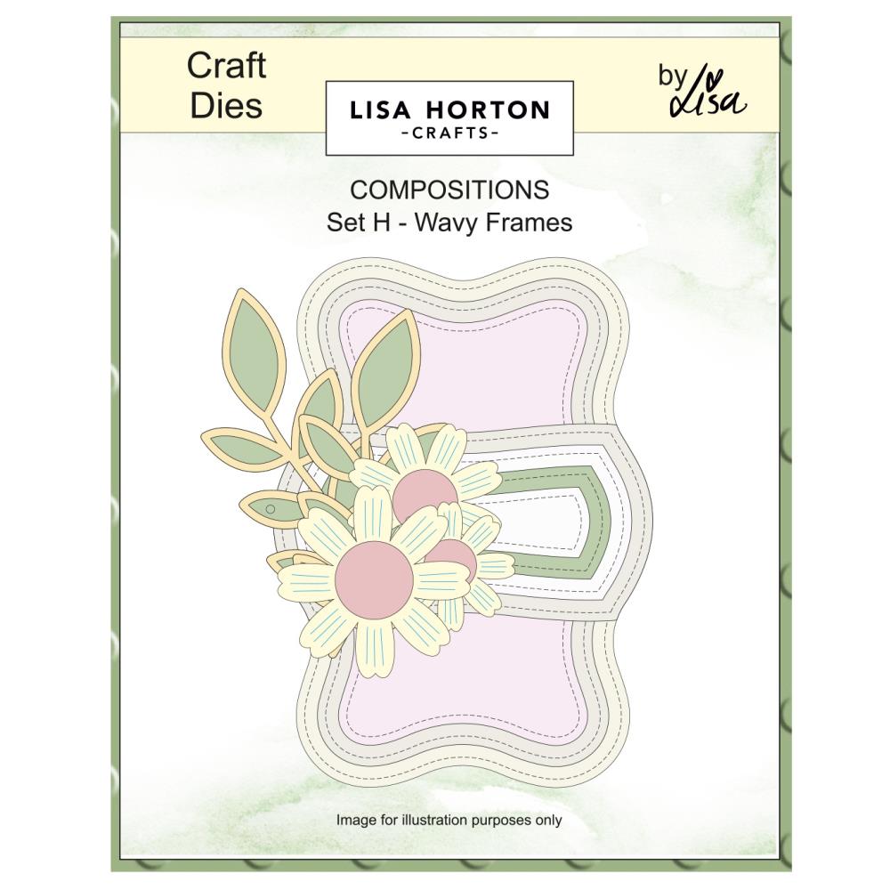 Lisa Horton Crafts Wavy Frames Die Set lhccd347 – Simon Says Stamp