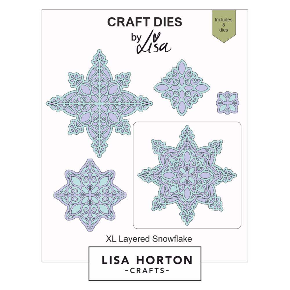 Lisa Horton Crafts XL Layered Snowflake Die Set lhccd262 – Simon Says Stamp
