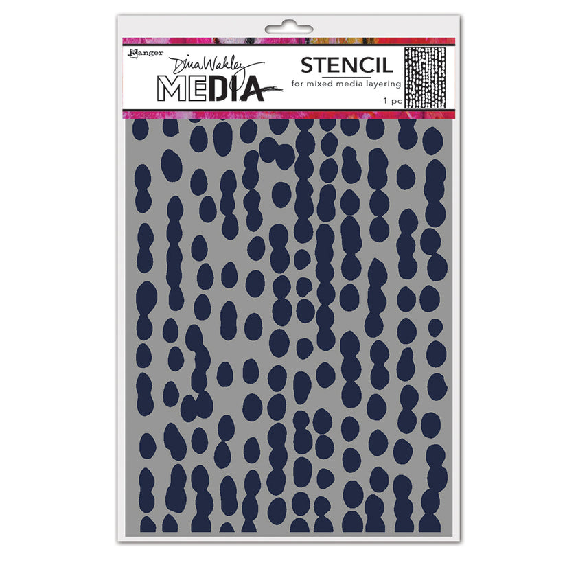 Ranger Dina Wakley MEdia Mushy Dots Stencil mds83092 – Simon Says Stamp